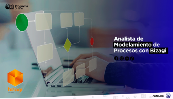 Analista de modelamiento de procesos con BIZAGI | Curso Gratis - ADN Lean