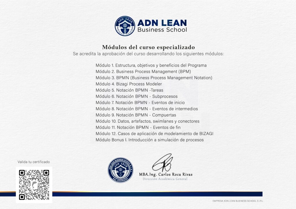 Analista de Modelamiento de Procesos con Bizagi